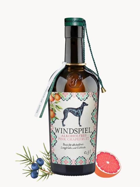 WINDSPIEL PINK GRAPEFRUIT - Bezalkoholowy Gin Grejpfrutowy > DrinkSo ...